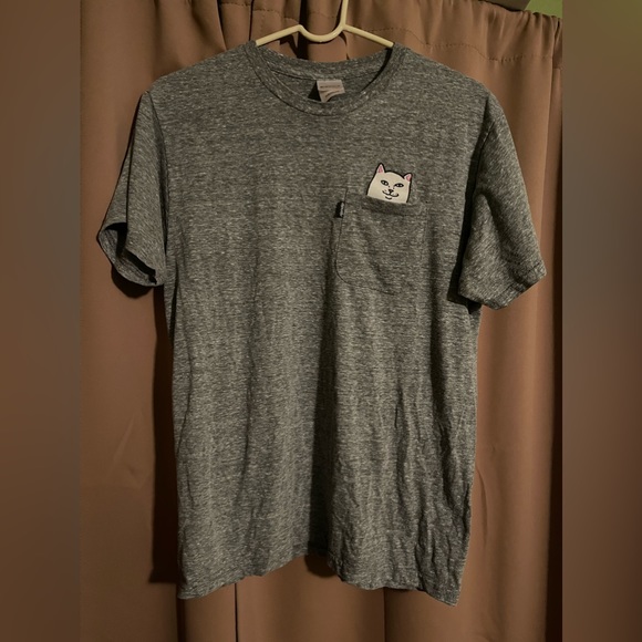 Ripndip | Shirts | Ripndip Lord Nermal Pocket Tee Gray | Poshmark